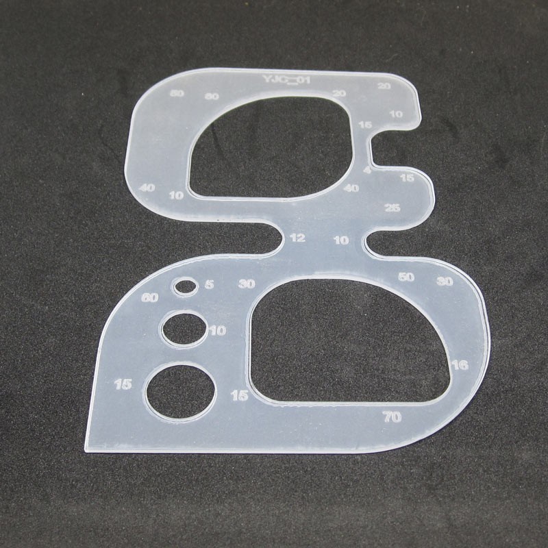 Plantilla para redondear esquinas PVC