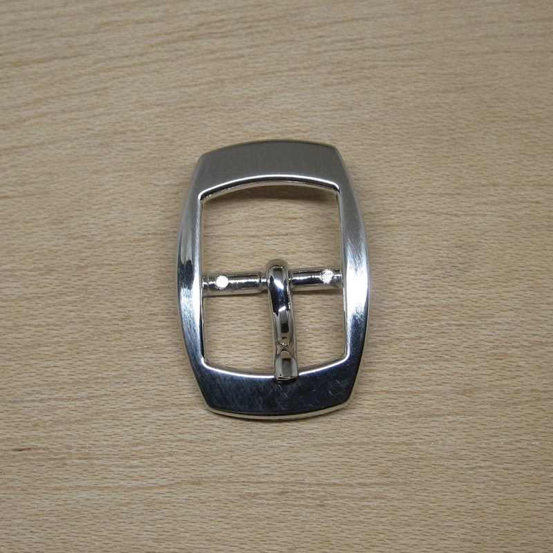 Hebilla doble de 2cm níquel satinado
